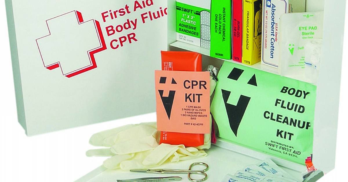 Biohazard Kit Cpr-Body Fluid Kit 10-12"X10-12"X2-12" Steel | Product ...