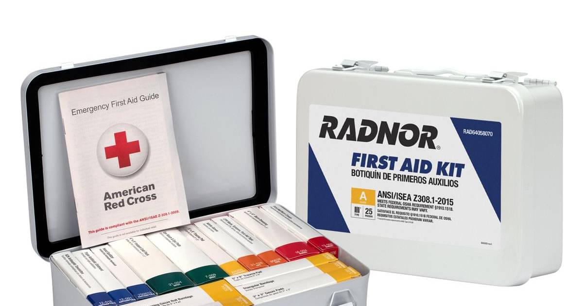 First Aid Kit Ansi A 16 Unit Metal Case Weatherproof | Product ...