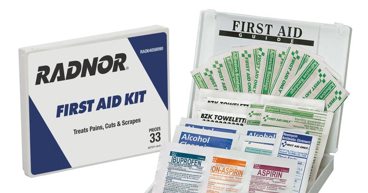 First Aid Kit Personal 34 Piece Plastic Case | Product | Crescent Box ...