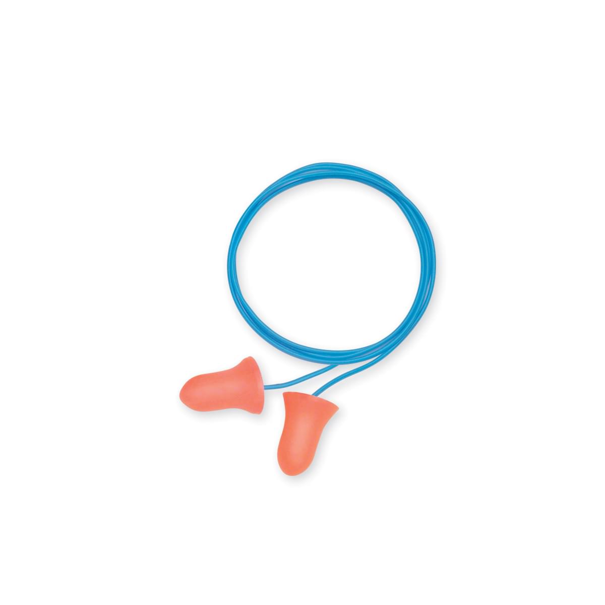 Earplug Corded Max-30 Single Use Max Bell Shape Polyurethane Foam With ...